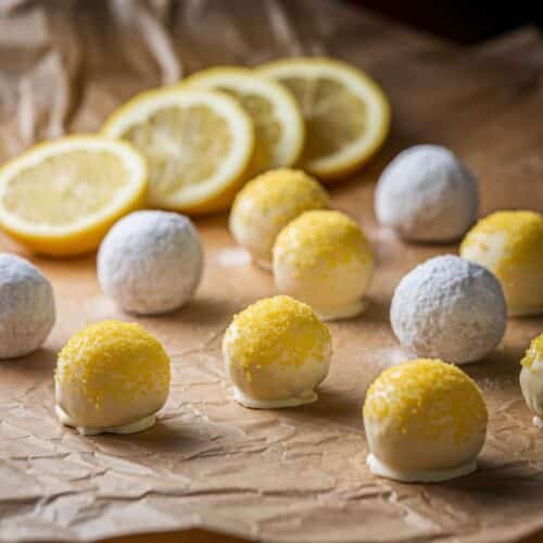 Easy Lemon Truffles Recipe : It will melt in your mouth