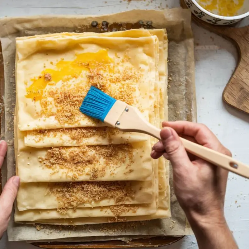 55-Minute Apple Strudel Recipe with Filo Pastry Delight