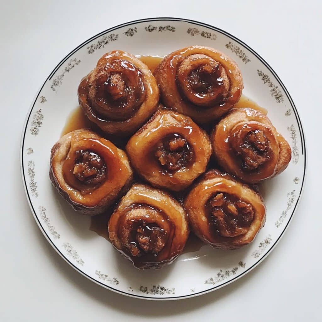 Homemade Sticky Buns Recipe with Caramel Pecan Topping