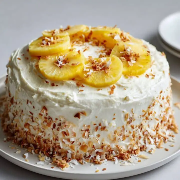 Coconut Pineapple Cake Recipe – Moist, Tropical & Easy