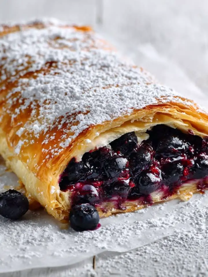55-Minute Apple Strudel Recipe with Filo Pastry Delight